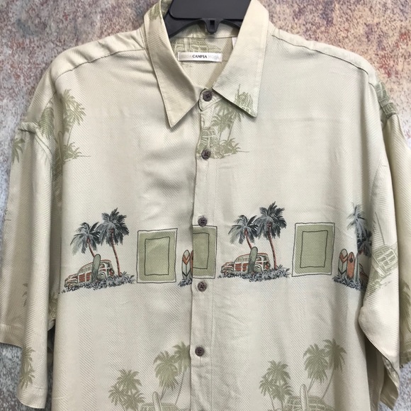 campia moda | Shirts | Moda Campia Mens Casual Hawaiian Camp Shirt M ...